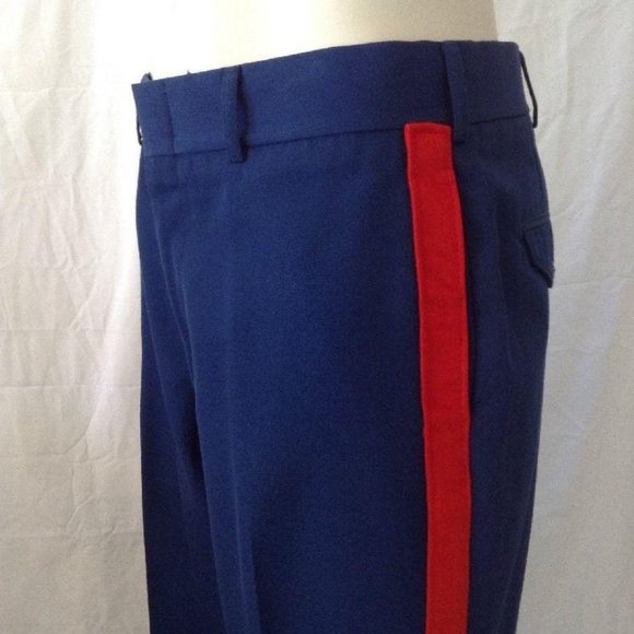 USMC | Pants | Usmc Mens Ncosnco Blue Dress Trousers | Poshmark